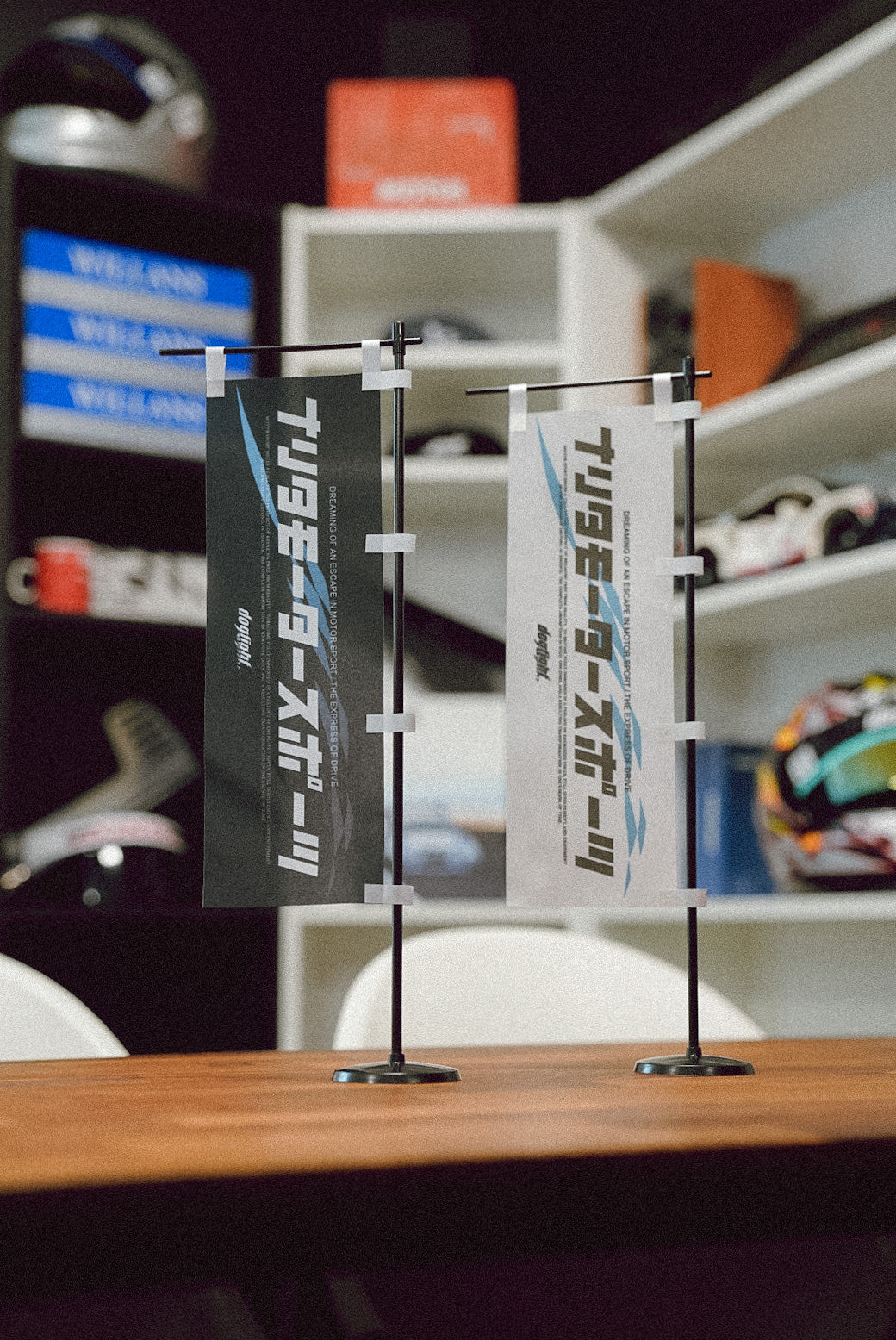 NDF MOTORSPORTS MINI NOBORI FLAG – ENJIN HAUS